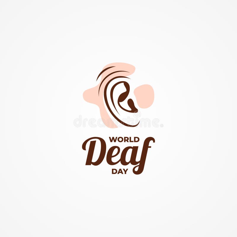 World Deaf Day Vector Design Illustration Stock Vector - Illustration ...