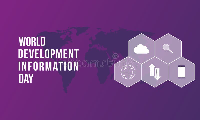 World Development Information Day. Technology Information Icon ...