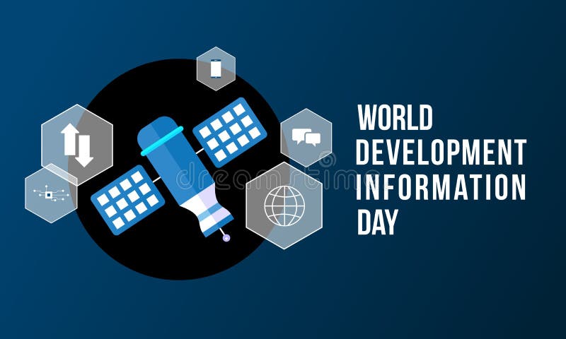 World Development Information Day. Technology Information Icon ...