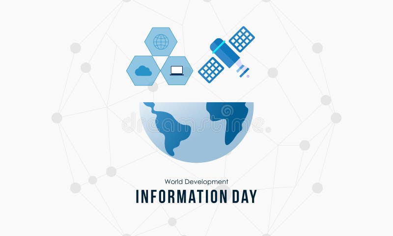 World Development Information Day. Technology Information Icon ...