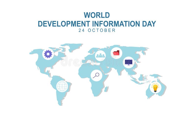 World Development Information Day. Technology Information Icon ...
