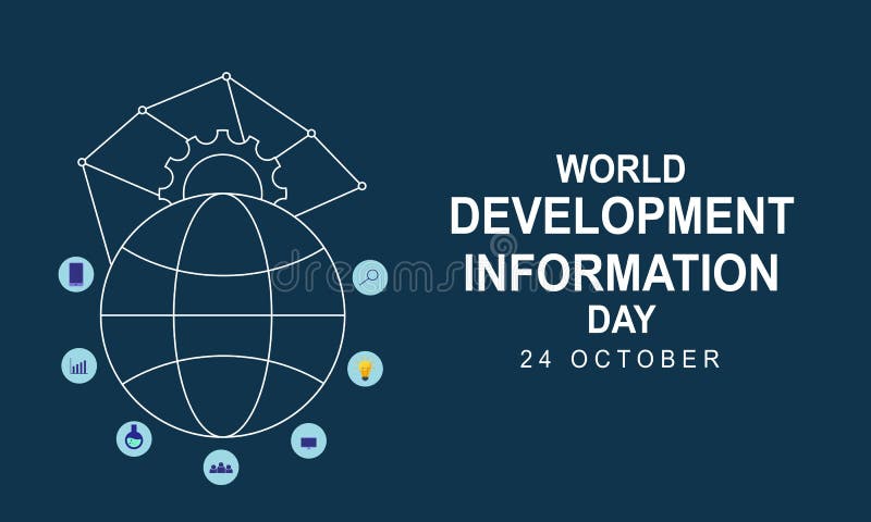 World Development Information Day. Technology Information Icon ...