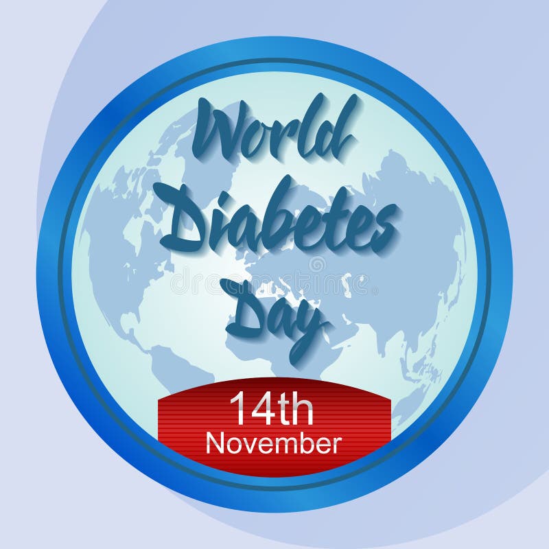 World Diabetes Day Awareness Poster Stock Vector - Illustration of ...