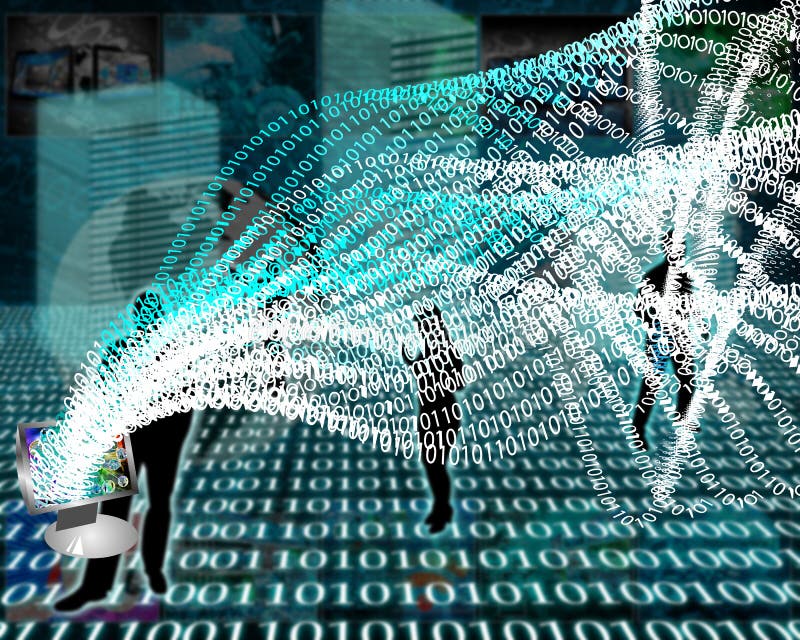 World of digits stock illustration. Illustration of digit - 50045435