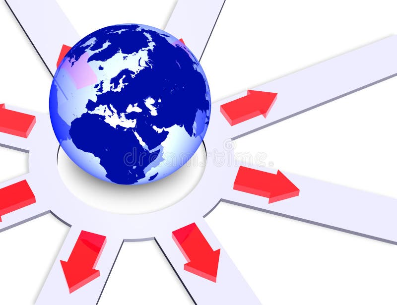 World directions stock illustration. Illustration of direction - 4251327