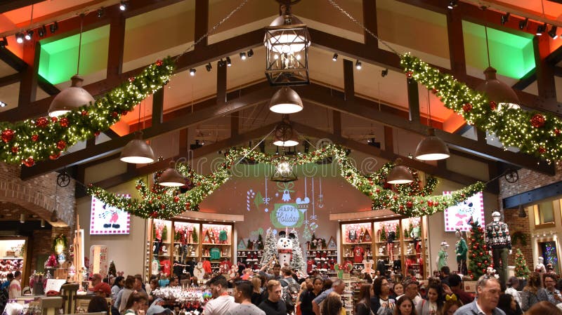 World of Disney Store at Disney Springs in Orlando, Florida Editorial ...