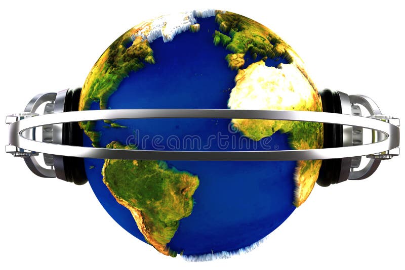 Music world stock illustration. Illustration of blue - 17908688