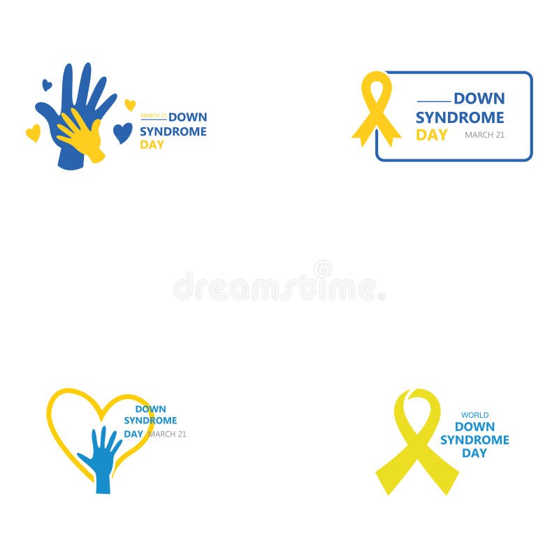 World Down Syndrome Day. Down Syndrome Awareness Concept. Vector ...