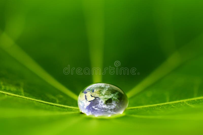 The World in a Drop of Water Stock Photo - Image of recovery, nasa ...
