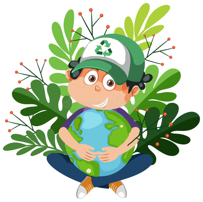 World Earth Day Concept with a Boy Hugging Earth Globe Stock Vector ... World Earth Day Concept with a Boy Hugging Earth Globe Stock Vector ...