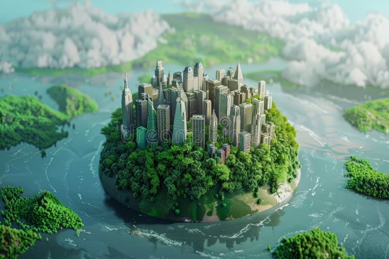 World Earth Day Concept with Green Planet Tree Earth Globe and World ...