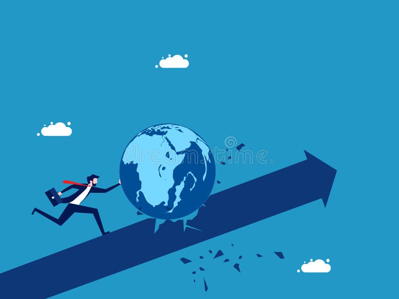 Economic problems set stock vector. Illustration of cloud - 74149086