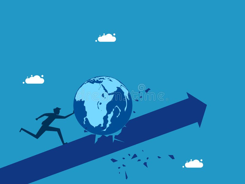 Economic problems set stock vector. Illustration of cloud - 74149086