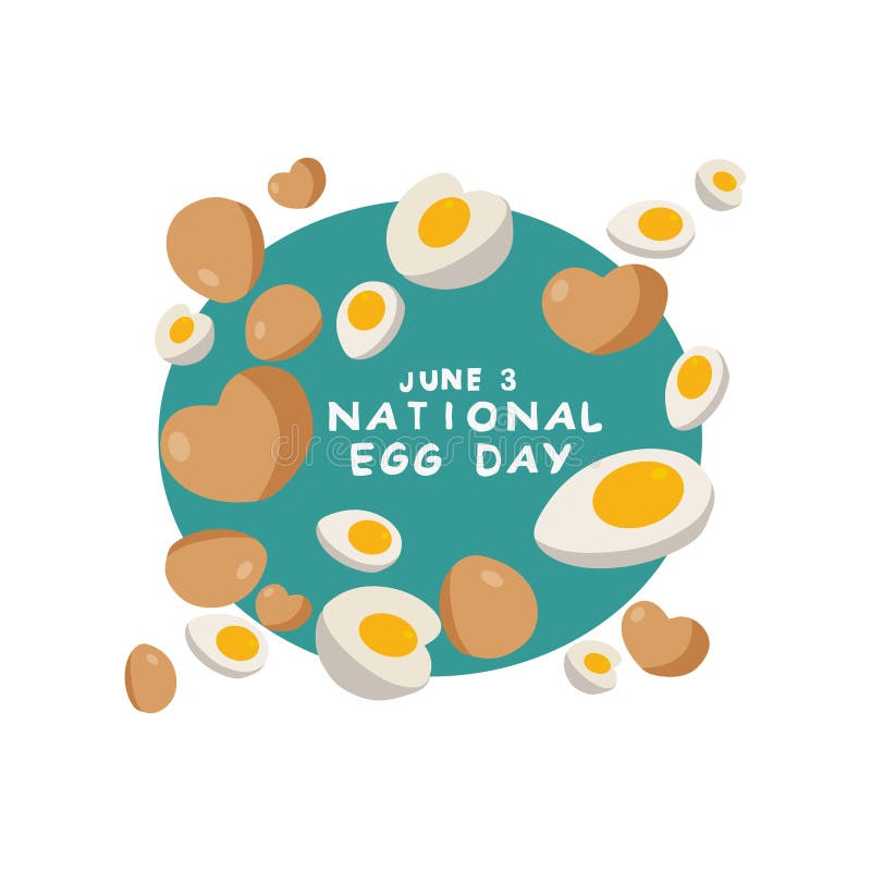 World Egg Day National Egg Day Stock Vector - Illustration of comic ...