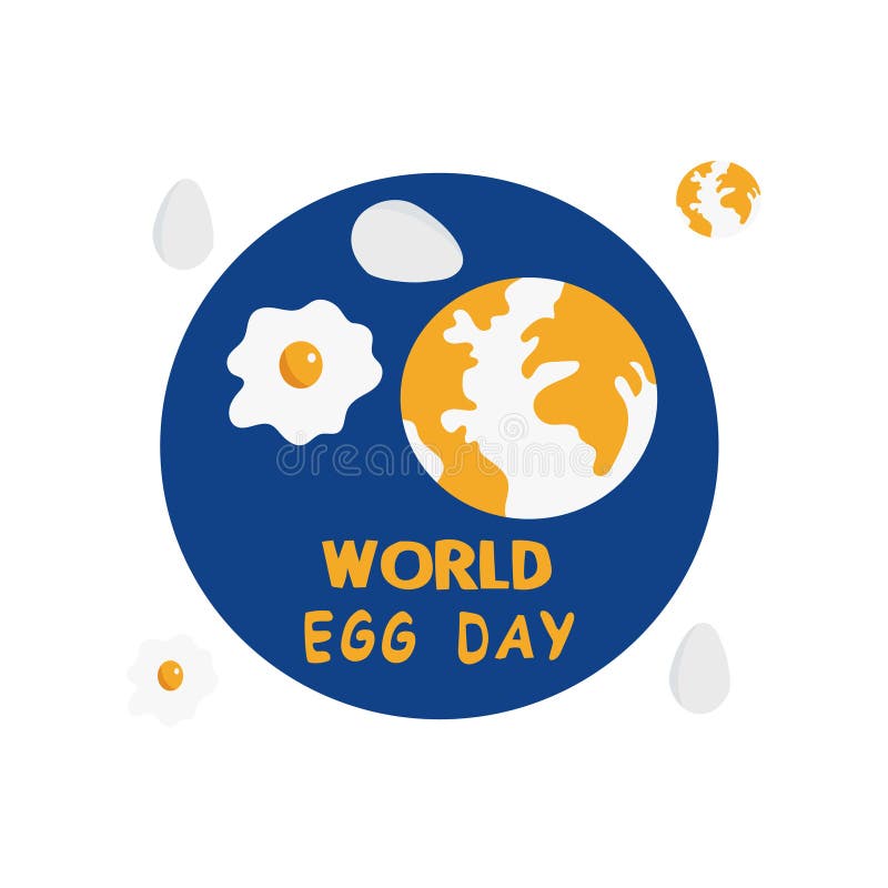 World Egg Day National Egg Day Stock Vector - Illustration of colorful ...