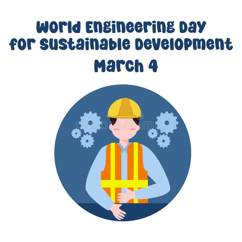 This World Engineering Day for Sustainable Development Vector Graphic ...