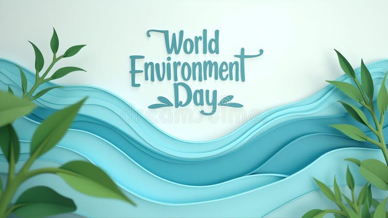 World Environment Day Abstract Artistic Representation with Nature ...