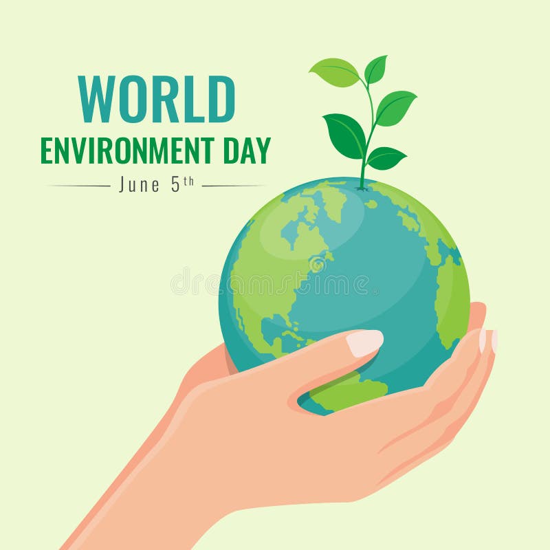 World Environment Day Poster Stock Vector - Illustration of leaf ...