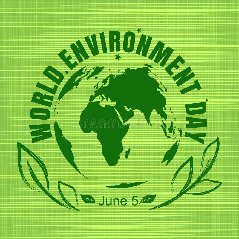 World Environment Day Card Design Stock Vector - Illustration of ...