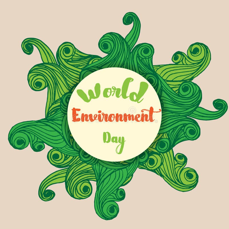 World Environment Day Card Poster Stock Vector - Illustration of event ...
