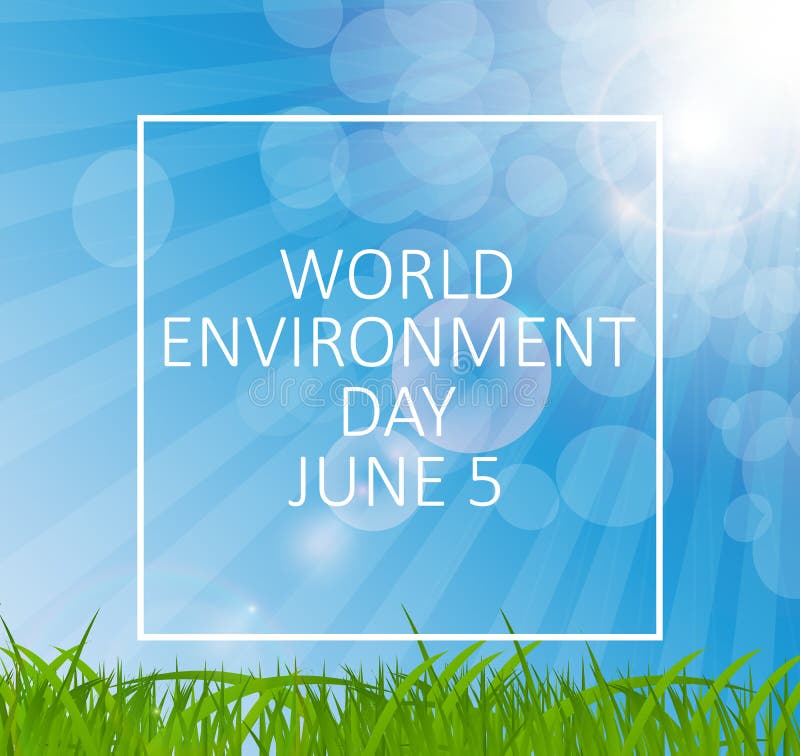 World Environment Day Concept Background. Vector Illustration Stock ...