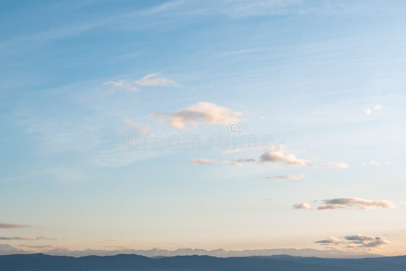 World Environment Day Concept Mountain Sky of Heaven Clouds Copy Space ...