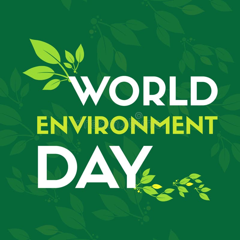 World Environment Day Design Card Stock Vector - Illustration of event ...