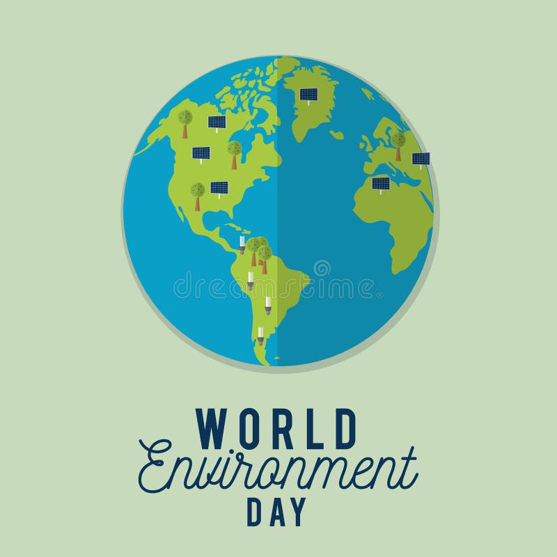 World environment day stock vector. Illustration of paper - 112302751