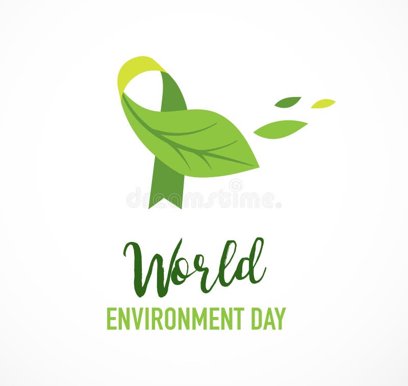 World Environment Day, Go Green Concept Design. Vector Illustration ...