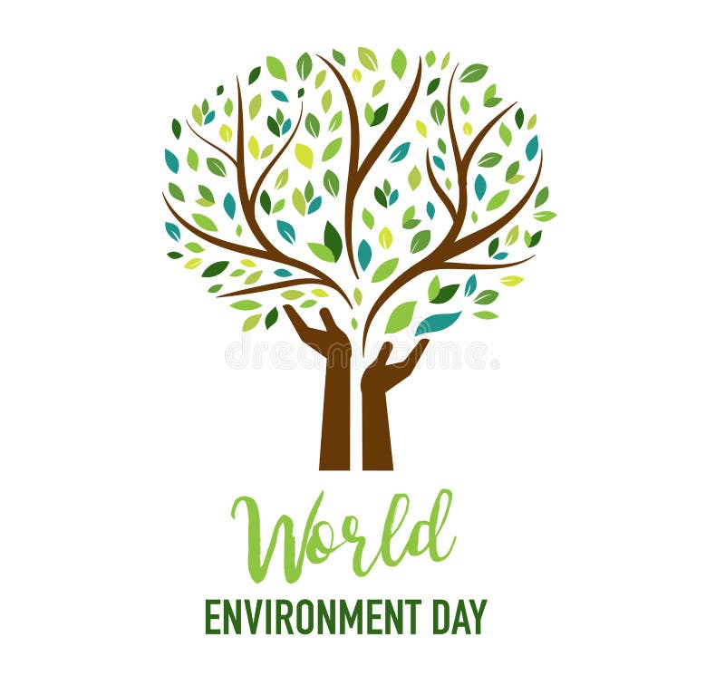 World Environment Day, Go Green Concept Design. Vector Illustration ...