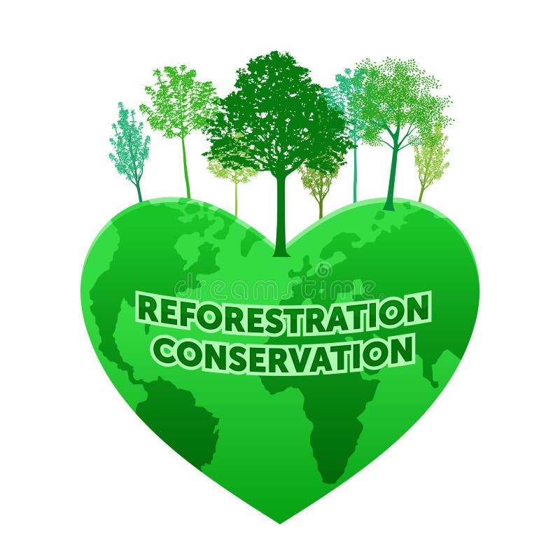 World Environment Day. Go Green Save the World Concept Illustration ...