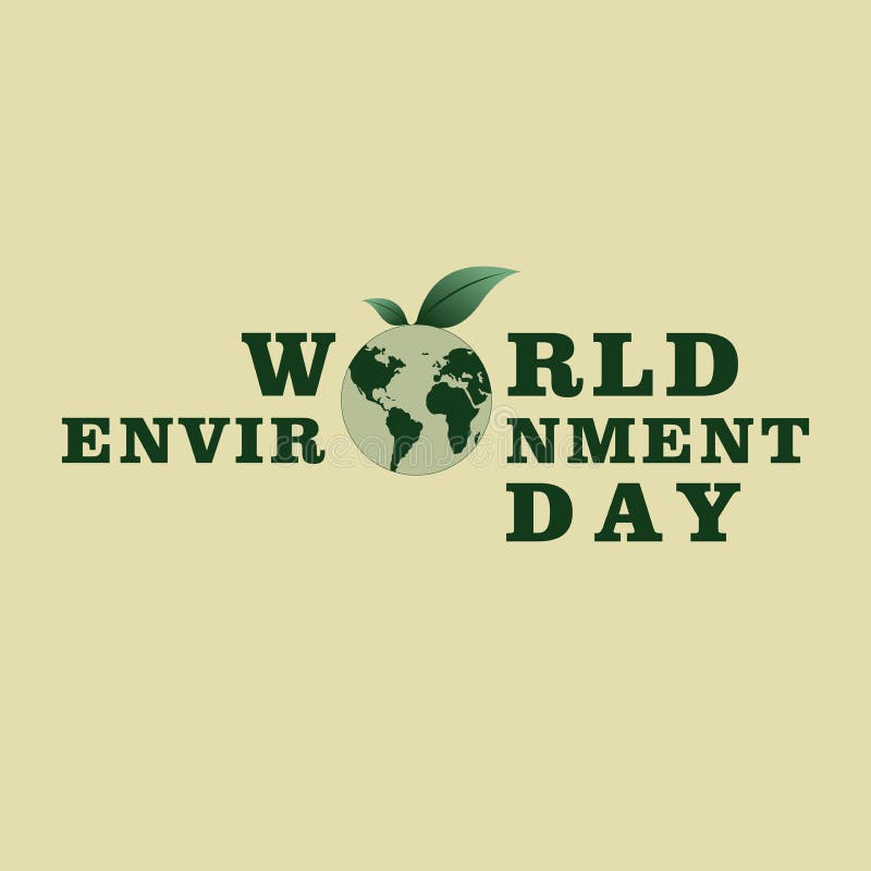 World Environment Day, Green Vector Design, Vector Illustration and ...