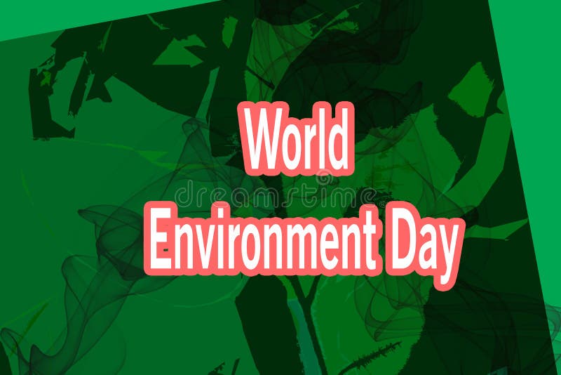 World Environment Day Greeting Card Stock Illustration - Illustration ...