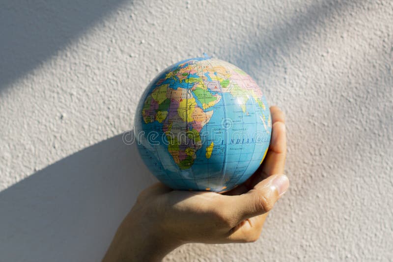 World Environment Day. Human Hand Protect Earth Globe. Save Earth Stock ...