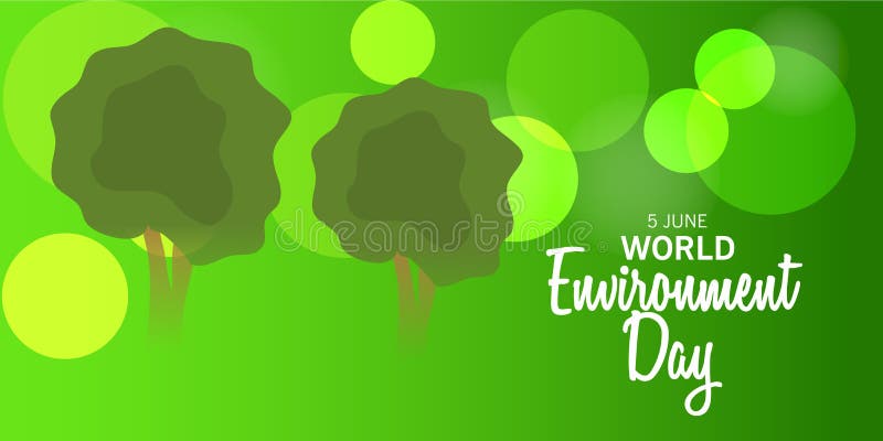 World Environment Day. stock illustration. Illustration of holiday ...