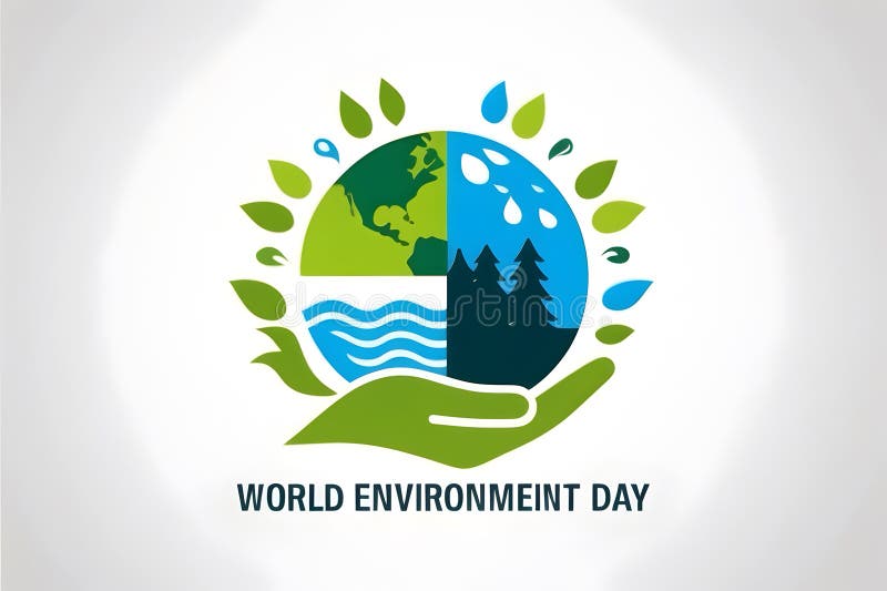 World Environment Day Logo with an Isolated Background Stock Image ...