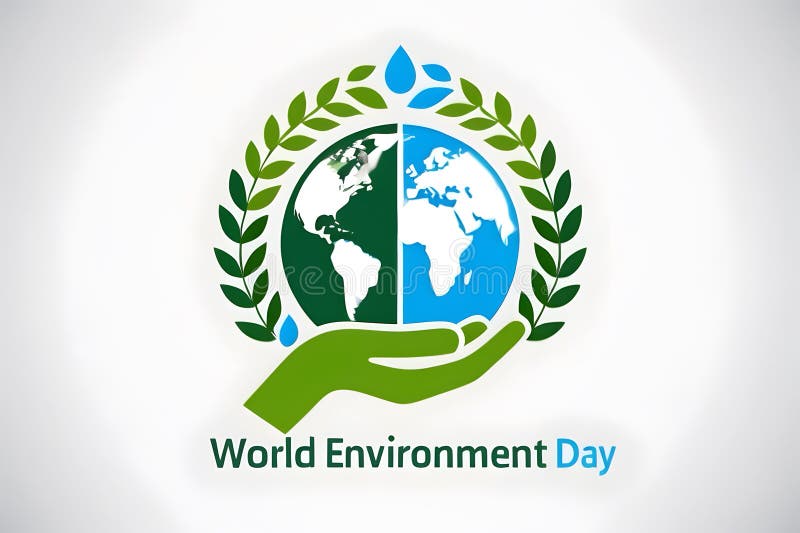 World Environment Day Logo with an Isolated Background Stock Photo ...