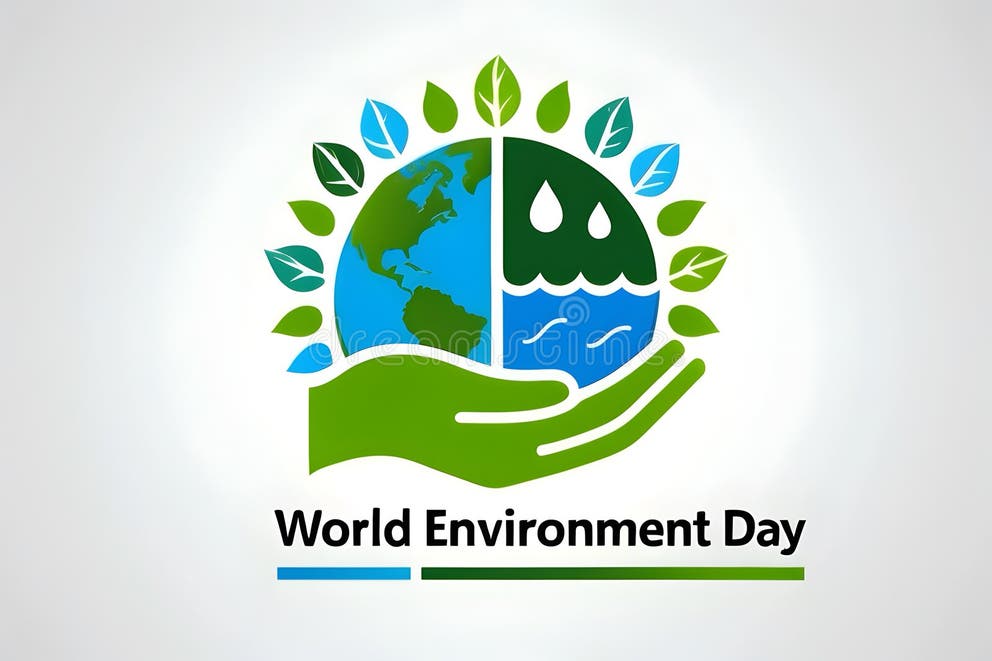 World Environment Day Logo with an Isolated Background Stock Image ...