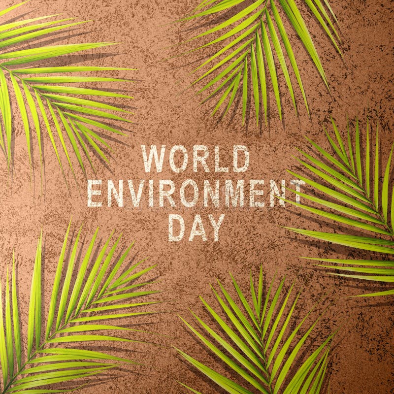 World environment day stock photo. Image of plant, text - 276974602