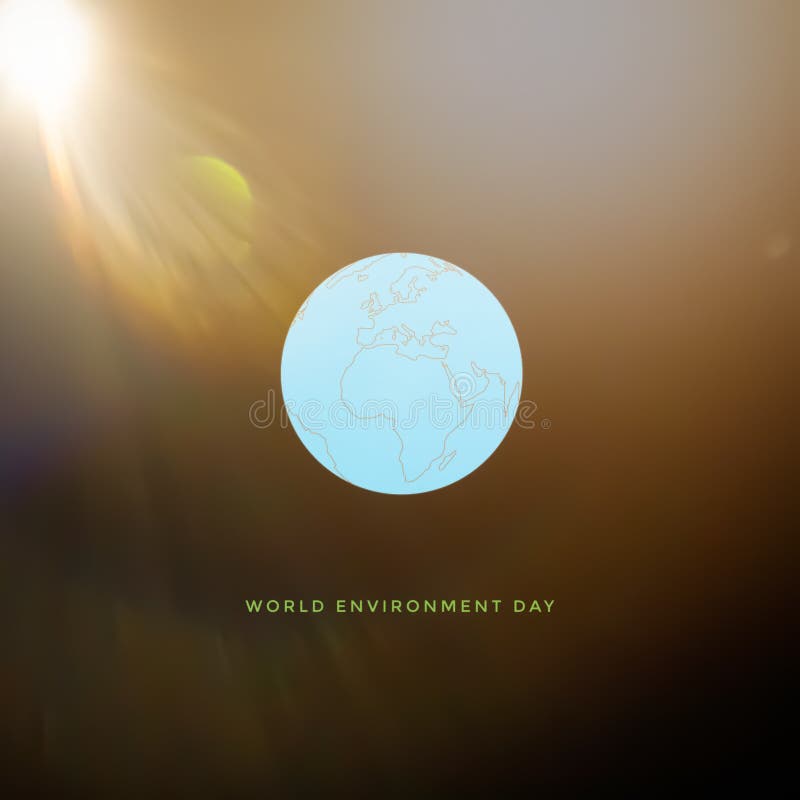 World Environment Day 5th June Stock Illustration - Illustration of ...