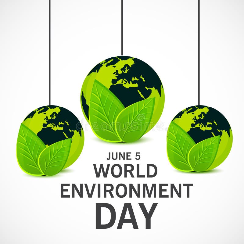 World Environment Day. stock illustration. Illustration of friendly ...