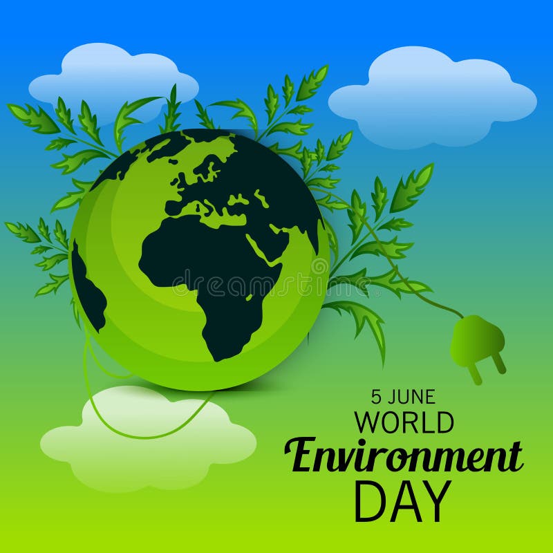World Environment Day. stock illustration. Illustration of holiday ...