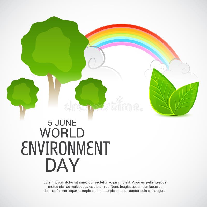 World Environment Day. stock illustration. Illustration of flyer ...
