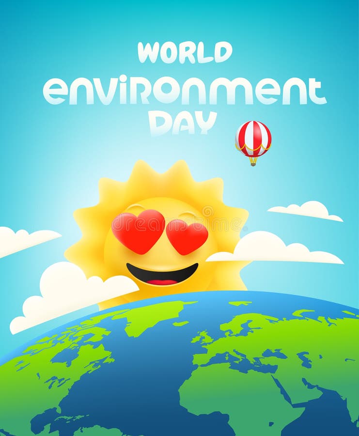 World Environment Day Vector Vertical Banner Stock Vector ...