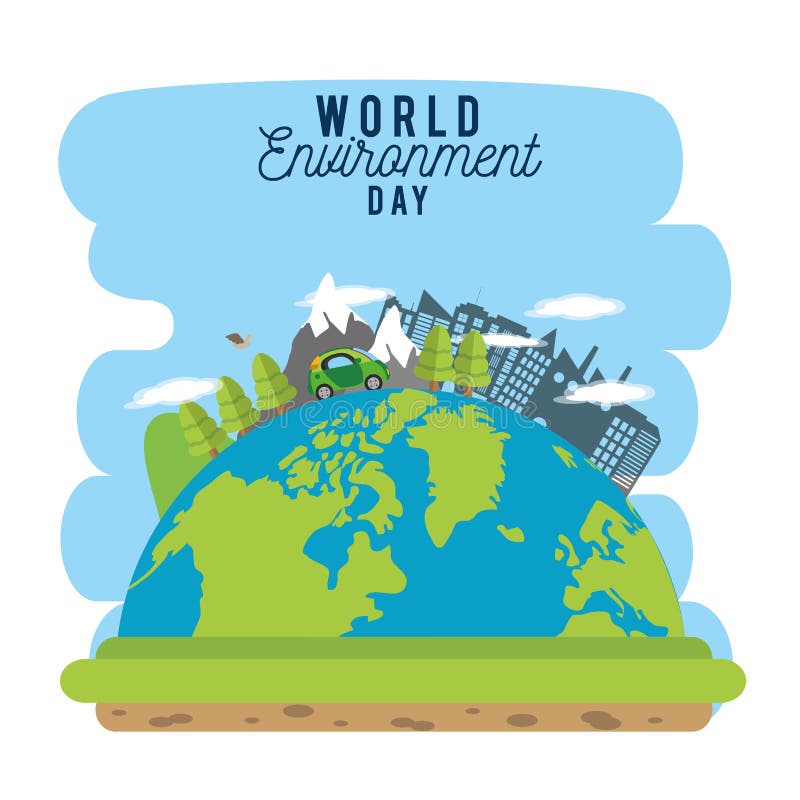 World environment day stock vector. Illustration of holiday - 112710738