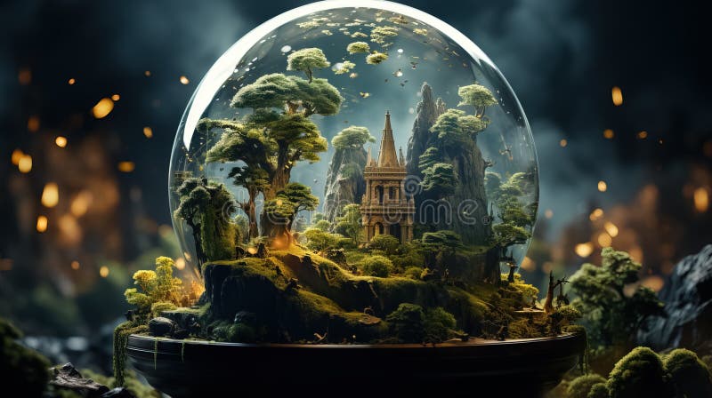 World Environment and Earth Day Concept. Generative AI Stock ...