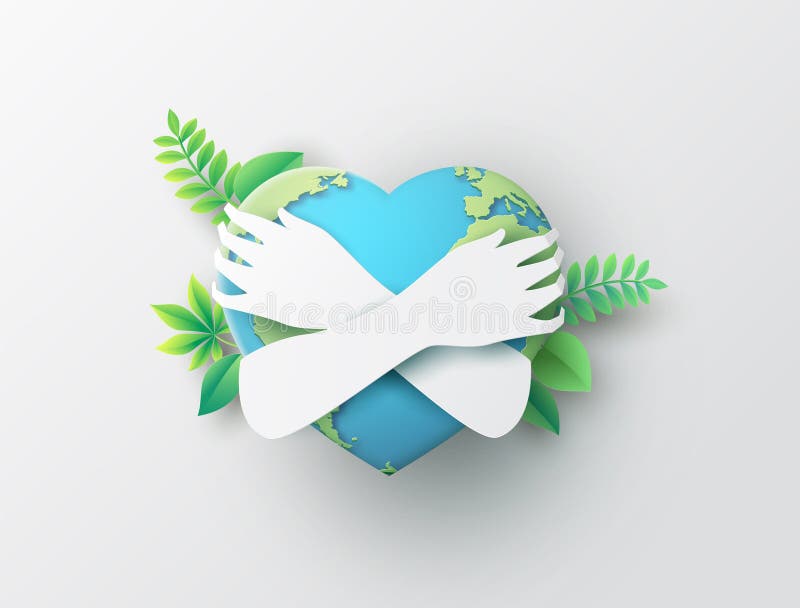 World Environment and Earth Day Stock Vector - Illustration of globe ...