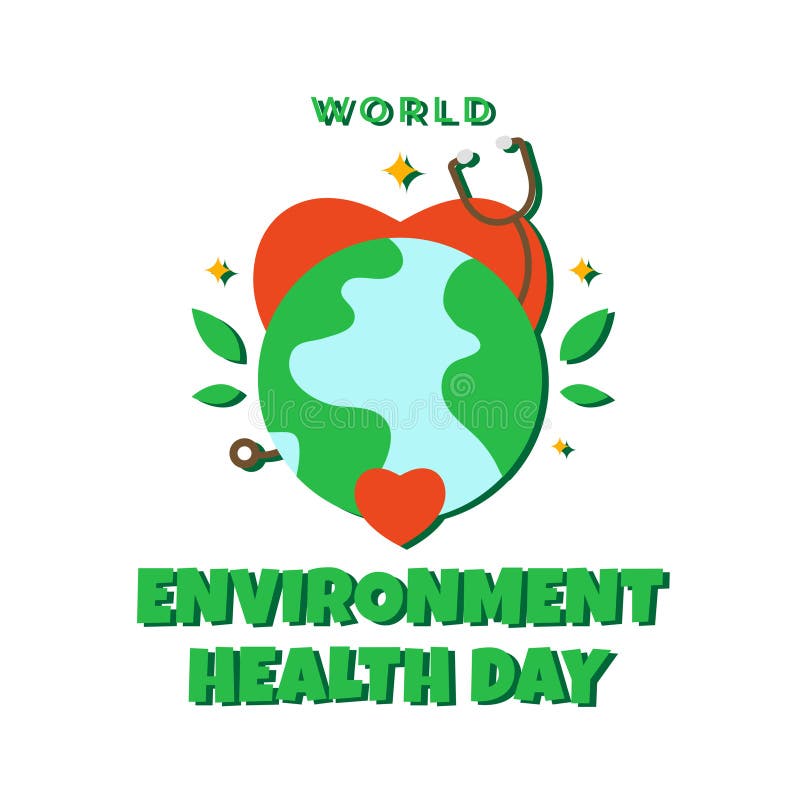 World Environment Health Day Design Illustration Stock Illustration ...