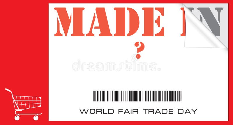 World Fair Trade Day stock vector. Illustration of symbol - 114647147