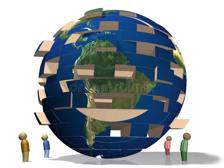 World Falling Apart stock illustration. Illustration of stare - 6121732